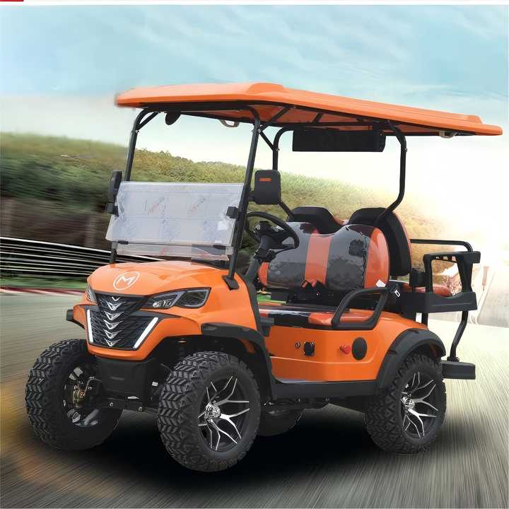 G80 Compact Electric Golf Cart 2-Seat Design with Foldable Windshield ...