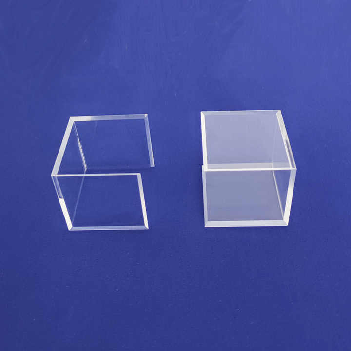 Acrylic Photo Cube Picture Frame - 9x9 Customizable Gift