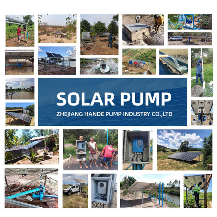 HANDURO Bldc Motor Brushless DC Solar Water Pump for Ag