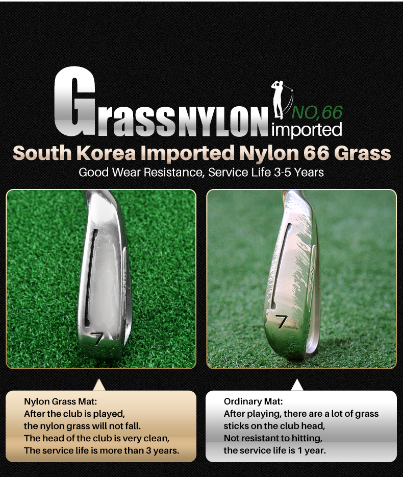 PGM DJD001 3D Spring Driving Range golf practice mat-企业官网