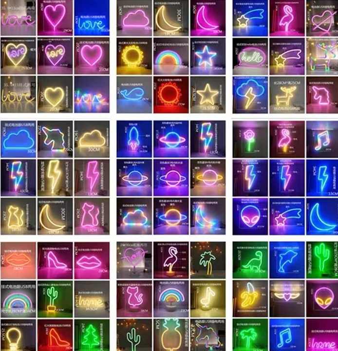 Custom LED Neon Sign Shape Light Luminous Letters Decorative
