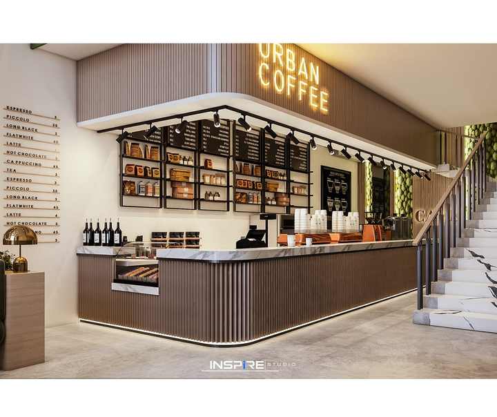 Customized Modern Cafe Bar Interior Design - Bar Counter