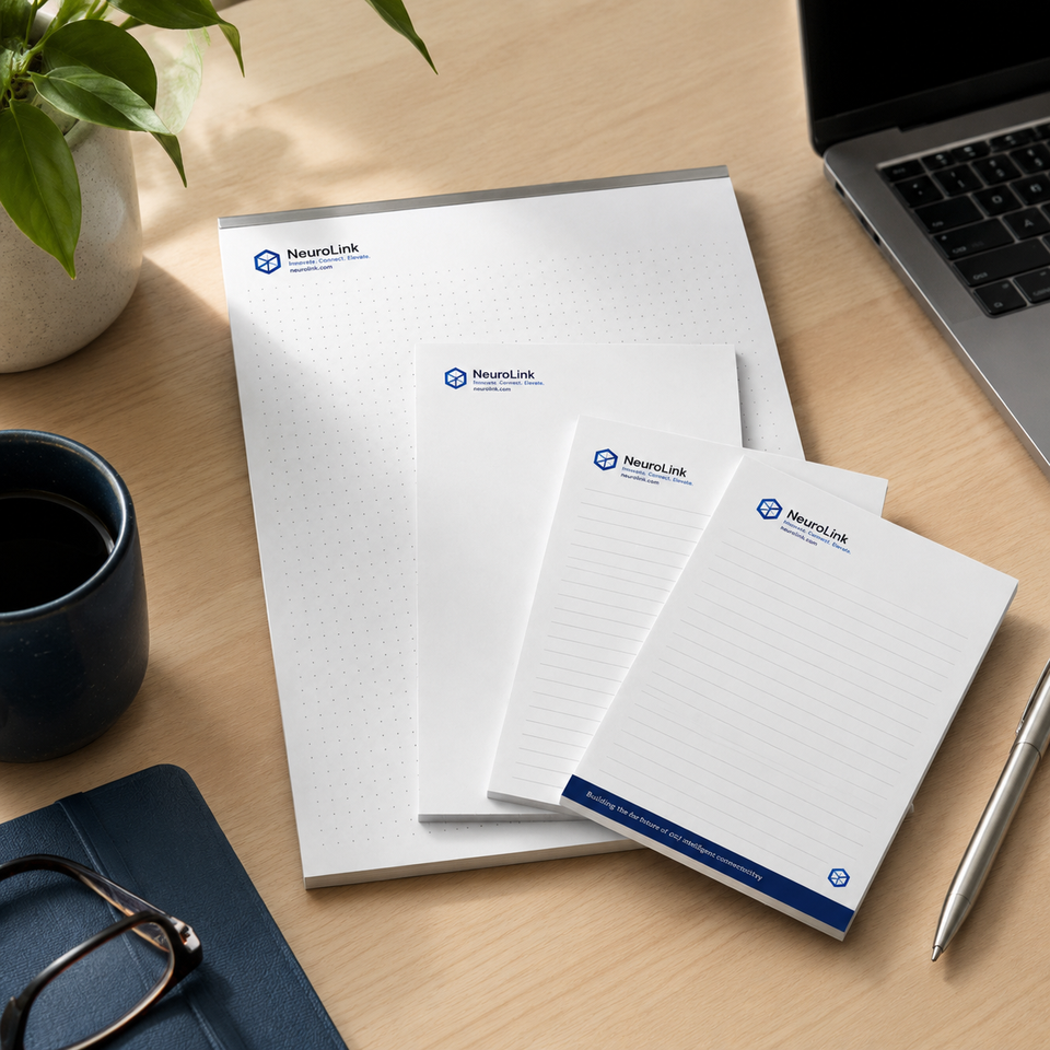 OEM Corporate Notepad Custom Logo Lined Color Printing Meeting Notepad ...