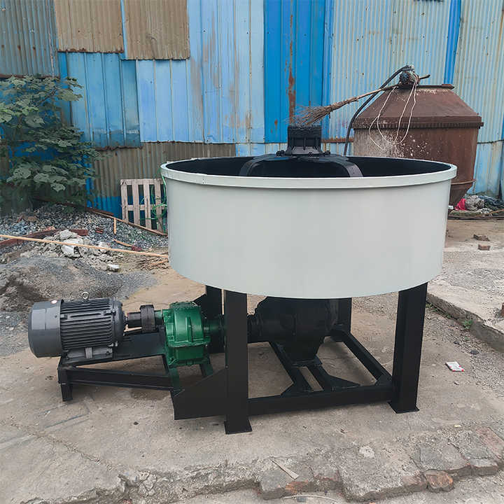 JW350 JW500 Mobile Portable Vertical Concrete Cement Pan Mixer 500L ...