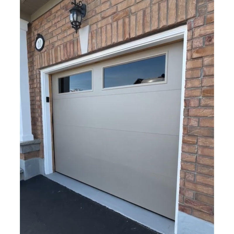 Modern Steel & Aluminum Sandwich Panel Garage Door with Thermal ...