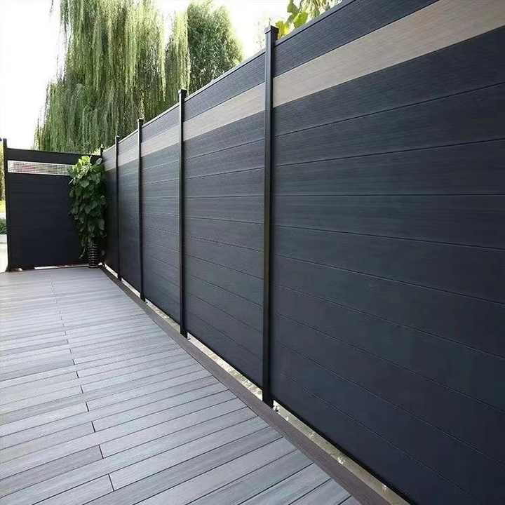 Modern Low-maintenance Privacy Outdoor Composite Fence Rot-proof ...