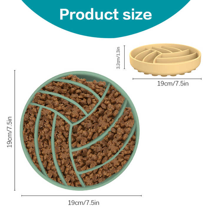 Dogs Anti-Chocking Slow Feeding Maze Dog Food Bowl Slow Eating ...