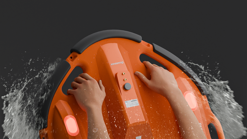 Gardian AI Water Rescue USV with Auto Swim Ring Customized OEM ...