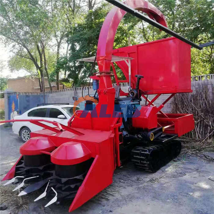 Corn Stalk Napier Alfalfa Grass Silage Harvester Cutting Machine ...