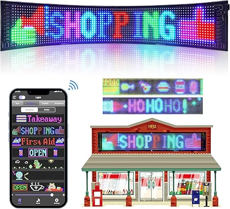 High Quality K19-2 Flexible LED Animated Text Display Screen IP65 ...