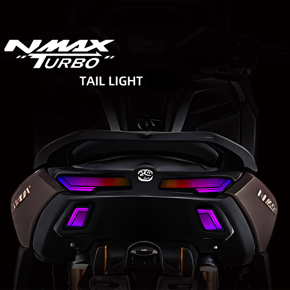 SHARK POWER LED RGB Tail Light for Yamaha Nmax Turbo V3 | Turn Signal ...