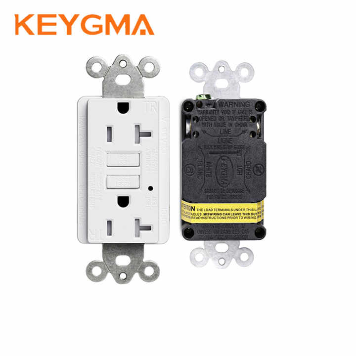 For Keygma 125V 20A GFCI Wall Socket UL943 Standard Rated with Plug ...
