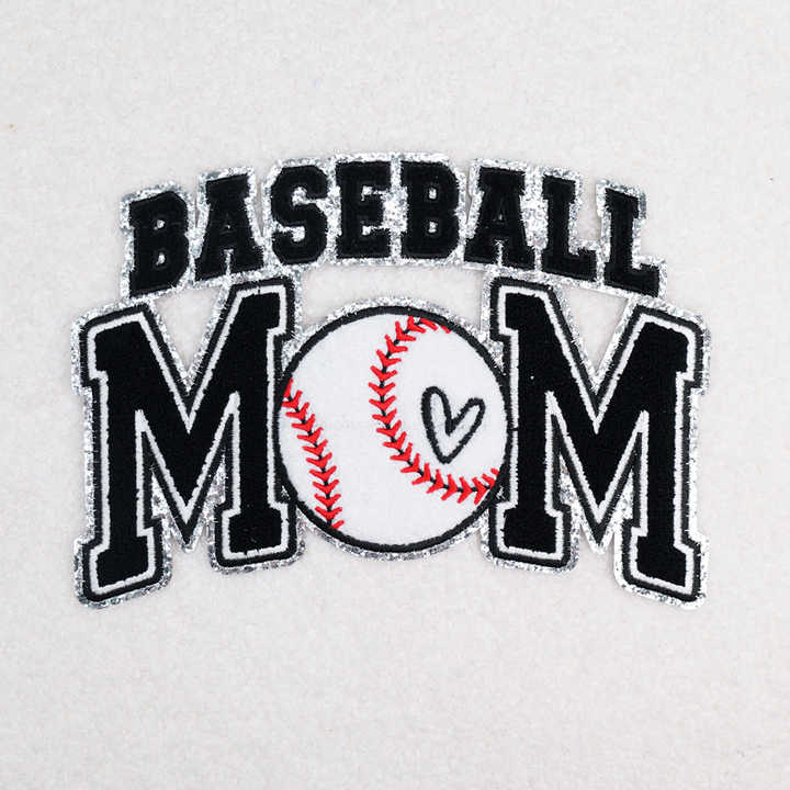 Factory Custom Sequin Baseball Mom Hat Patch Embroidery Chenille Bead ...
