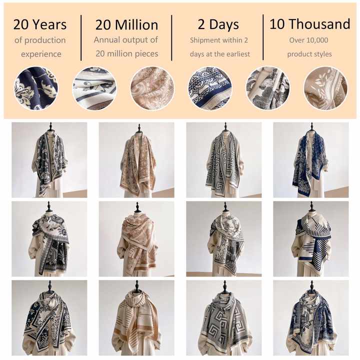 Geometric Line Jacquard Design with Fringe, Women's Luxury Wrap Modern ...