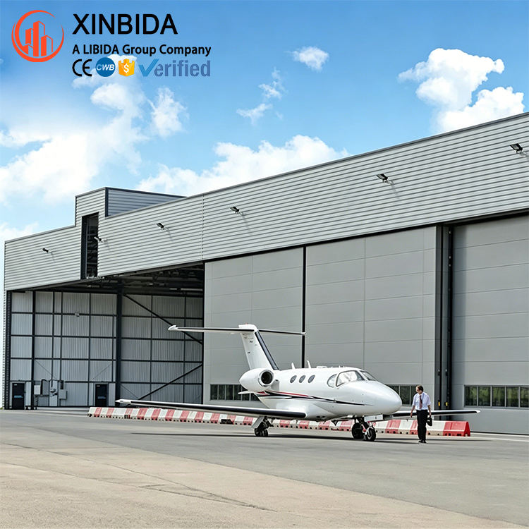 Prefab Steel Building Aircraft Hangar Anti Corrosion Structural Steel ...