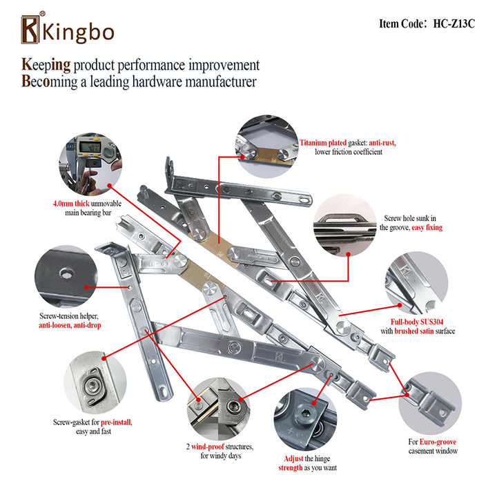 Window Friction Stay Hinge - Durable & Versatile Solutions