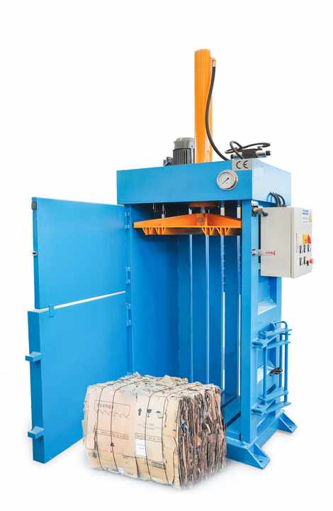 Hydraulic Driven Recycling Vertical Baler Equipment /Wool Baling Press ...