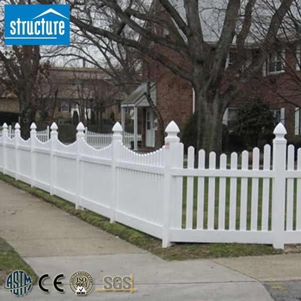 Eco-friendly Plastic Pvc Slat Garden Fence Panel - 30 Year Warranty