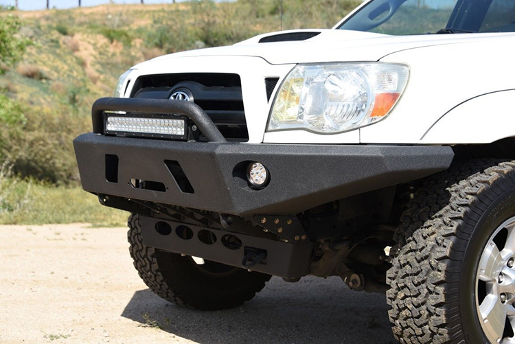 Front Bumper - Toyota Hilux Vigo 12+ Steel Black