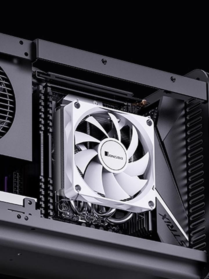 Qiao Sibo HP400S Push-down CPU Radiator All-in-One Computer Fan HTPC Server Silent Air Cooling ...