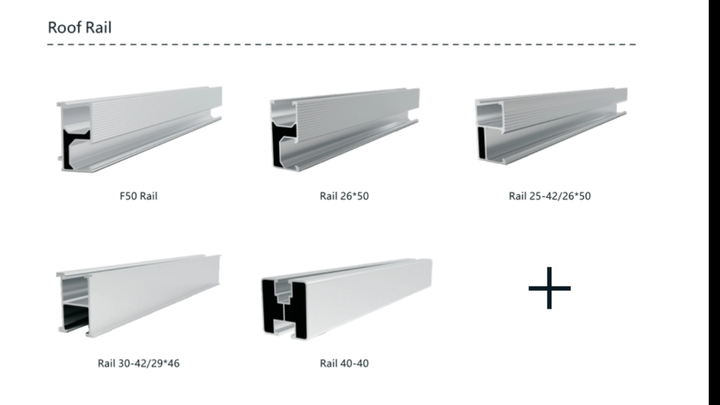 FarSun PV Roof Mounting Structure Solar Panel Module Rails Mount PV ...