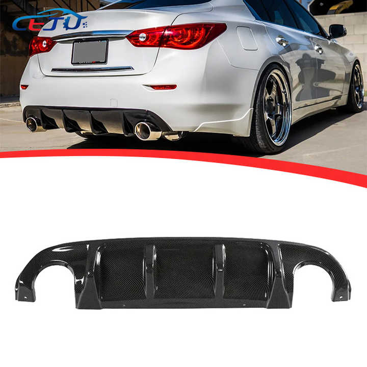 Car Accessories Car Rear Bumper Shark Fin Diffuser Spoiler for Infiniti ...