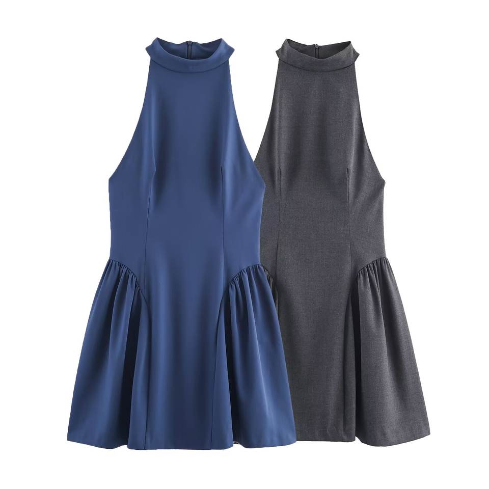 KAR&OT ZA 2025 Autumn/Winter New Arrival: Elegant Sleeveless Patchwork ...