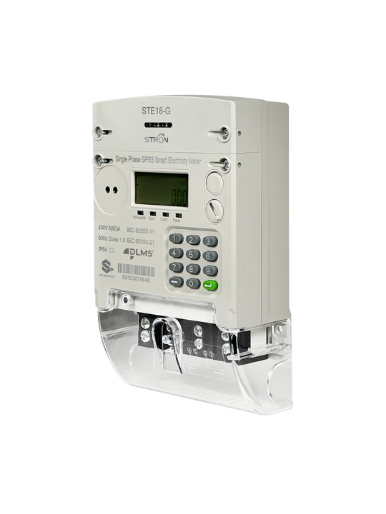 4G GPRS DLMS Smart Prepaid Electricity Meter Single Phase with CIU for ...