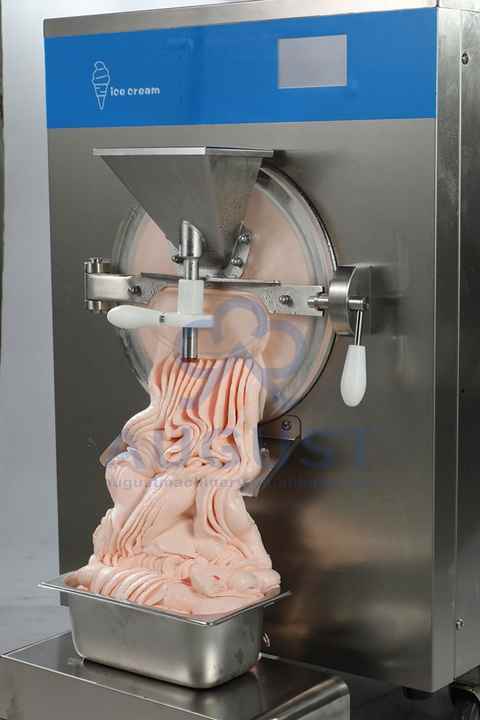 AUGUST Commercial Batch Freezer Stainless Steell Table Top Italian Gelato Hard Serve Ice Cream ...