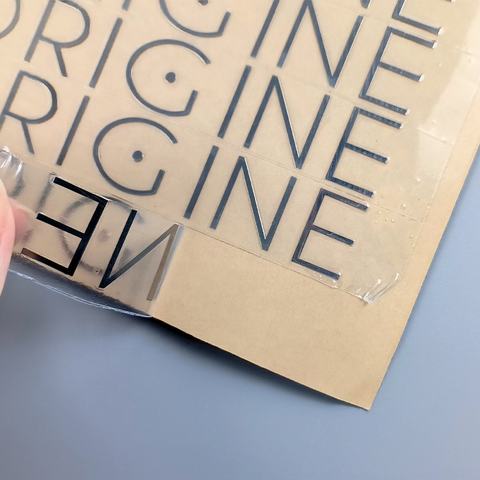 Customize Luxury Gold Adhesive Label Transfer Metal Sticker, Waterproof ...