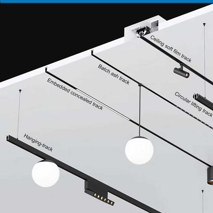 Custom Project Fixtures LED Rail Lamp Home Bar Shop Mall Gallery Linear ...