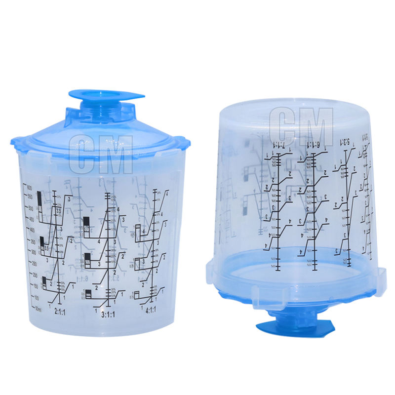 600ml PPS 2.0 Vented Spray Cup System Disposable Gun Pot With Scale ...