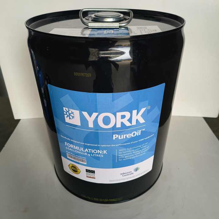 The model of refrigerant oil used in the York semi-enclosed screw ...
