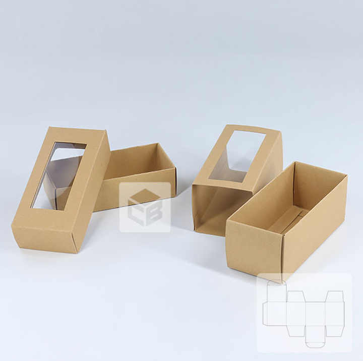 Kraft Paper Biodegradable Packaging Boxes Lid and Base or Drawer Type Package Box Candle ...