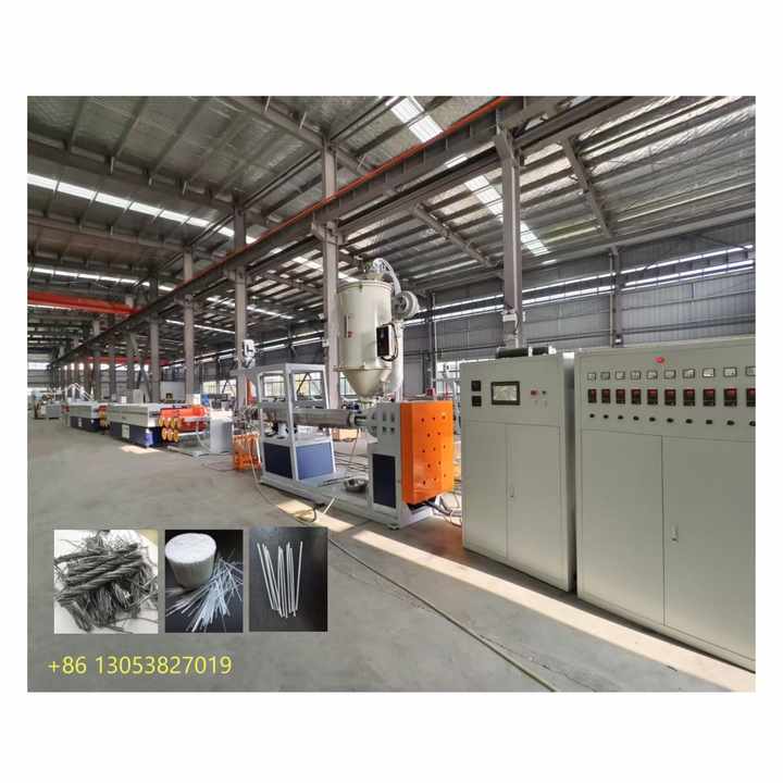 Polymer Macro Fiber Concrete Reinforcement Synthetic Fibre Extruder ...