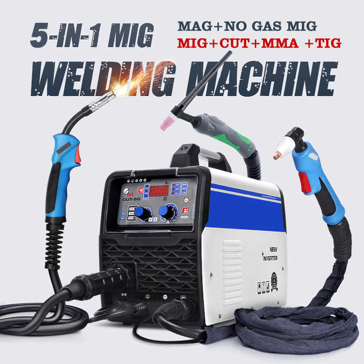 New Function CUT MIG MAG TIG MMA Gas-free MIG Plasma Cutter 5-in-1 ...