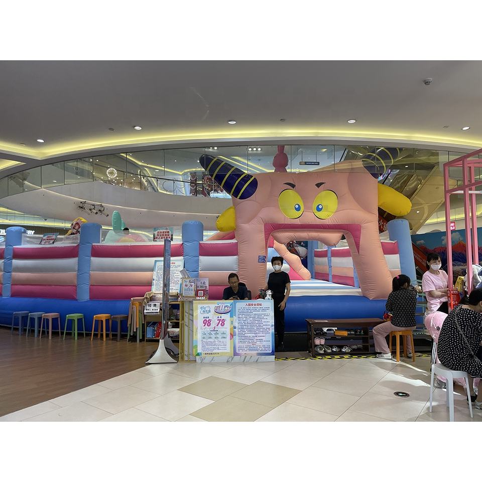 New Design Quality Monster Animal Theme Inflatable Playground Jumping ...