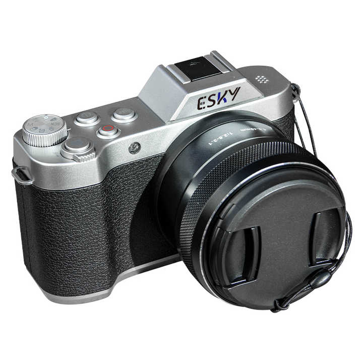 Wholesale Silver Retro-Inspired Compact Mirrorless 4K Camera