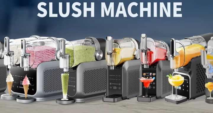 Household 1.8L Portable Slush Machine Frozen Drink Maker Slushie Ice ...