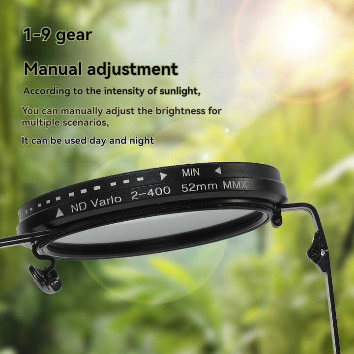 Variable Brightness ND Filter Sunglasses - UV400 Protection