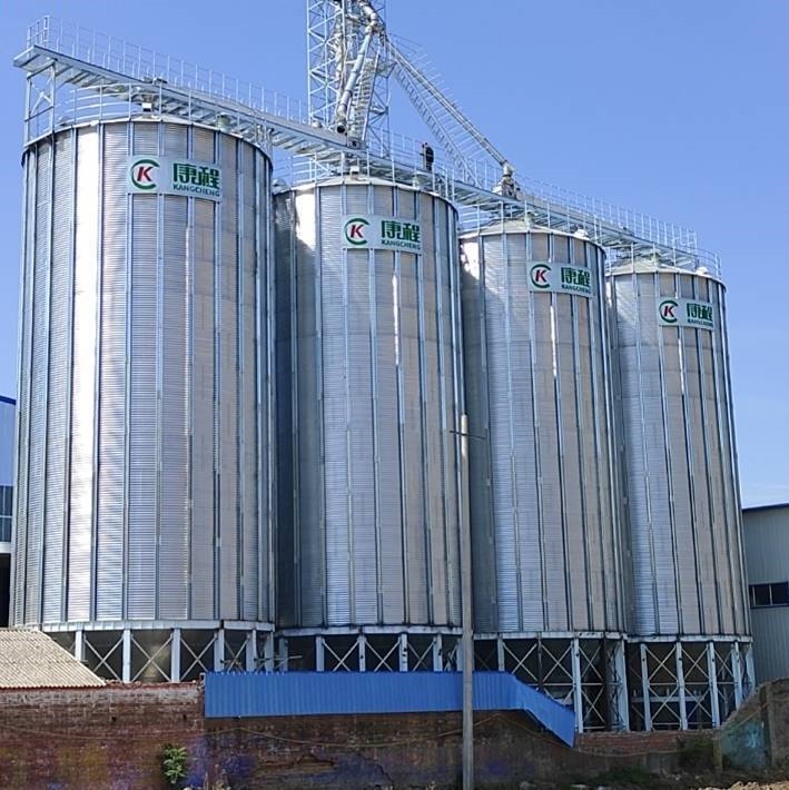 New 500ton Grain Silo Ventilation Drying System Vertical Steel Silo ...