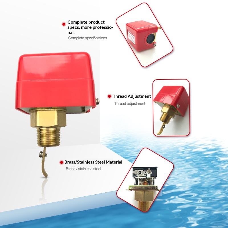 Refrigeration Flow Meter Water Flow Switch Controller Insertion Type ...