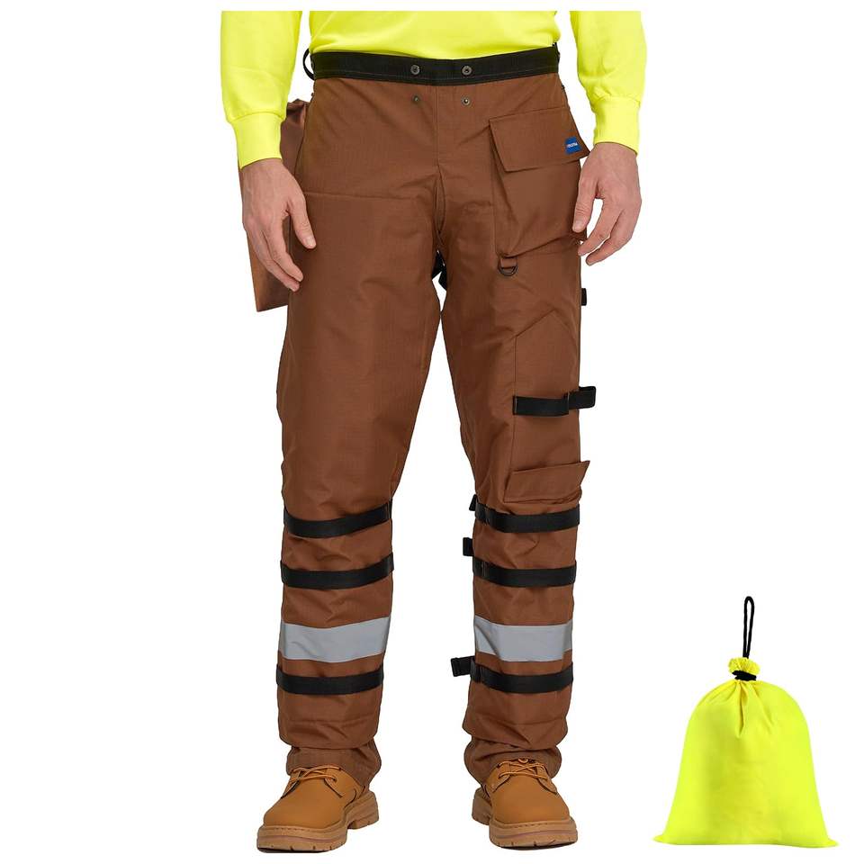 Adjustable 8-Layer Protective Chainsaw Pants/Chap Safety Clothing for ...