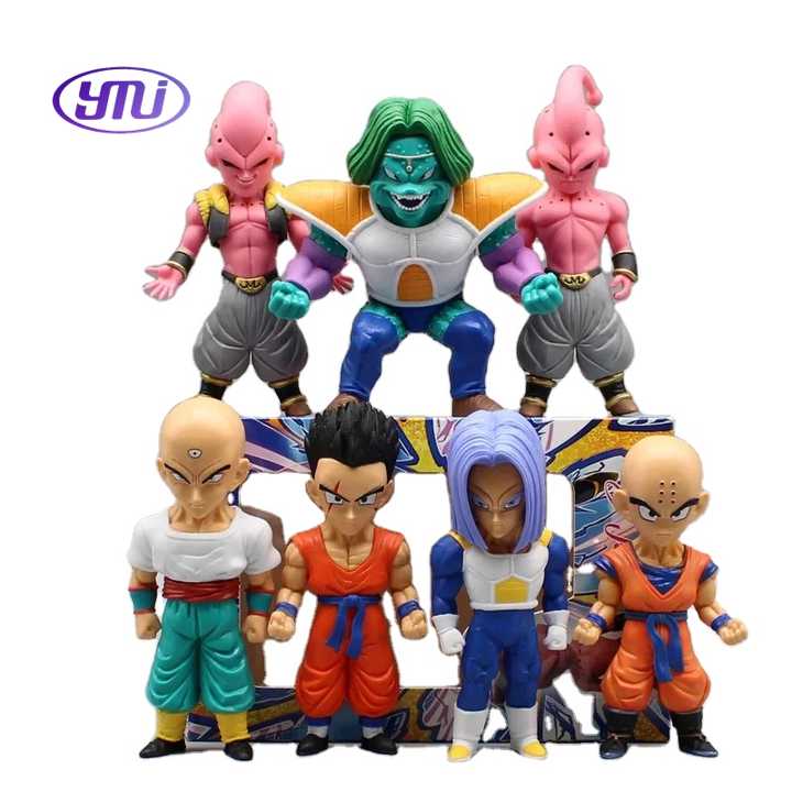 7 Styles Dragoned DBZ Majin Buu Tien Shinhan Trunks Yamcha Cartoon ...