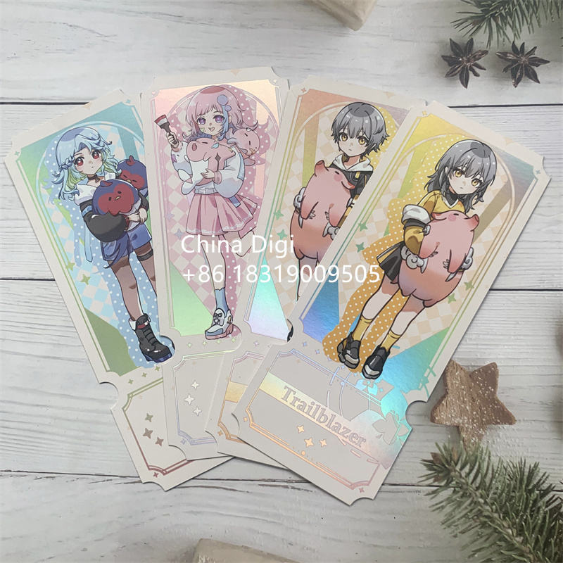 K-pop Custom Laser Holographic Photo Card Kpop Soft Touch Matte ...