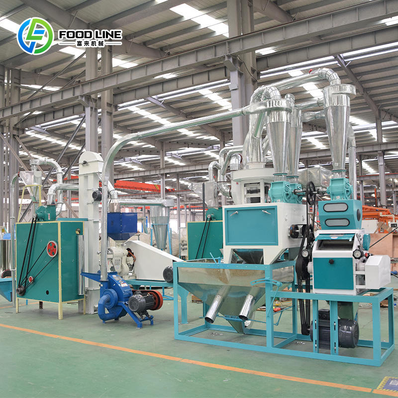 Small Wheat Flour Milling Machine for Home 3 Ton Per Day Wheat Flour ...