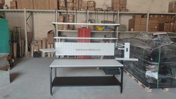 warehouse adjustable packing desk/table packaging station| Alibaba.com