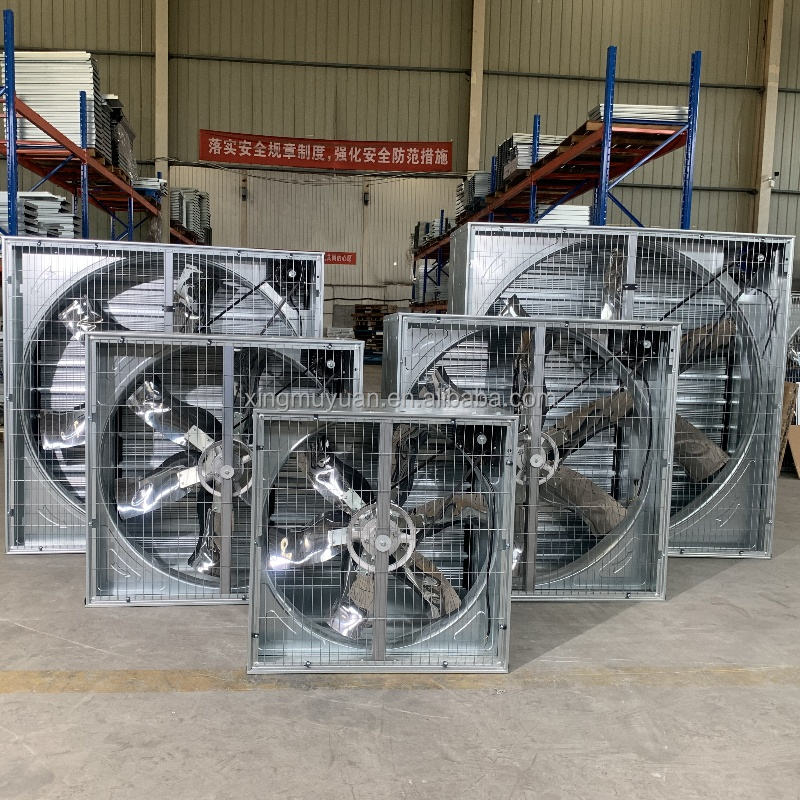 Wall-Mounted AC Axial Flow Fan Stainless Steel Blades Push Pull Exhaust ...