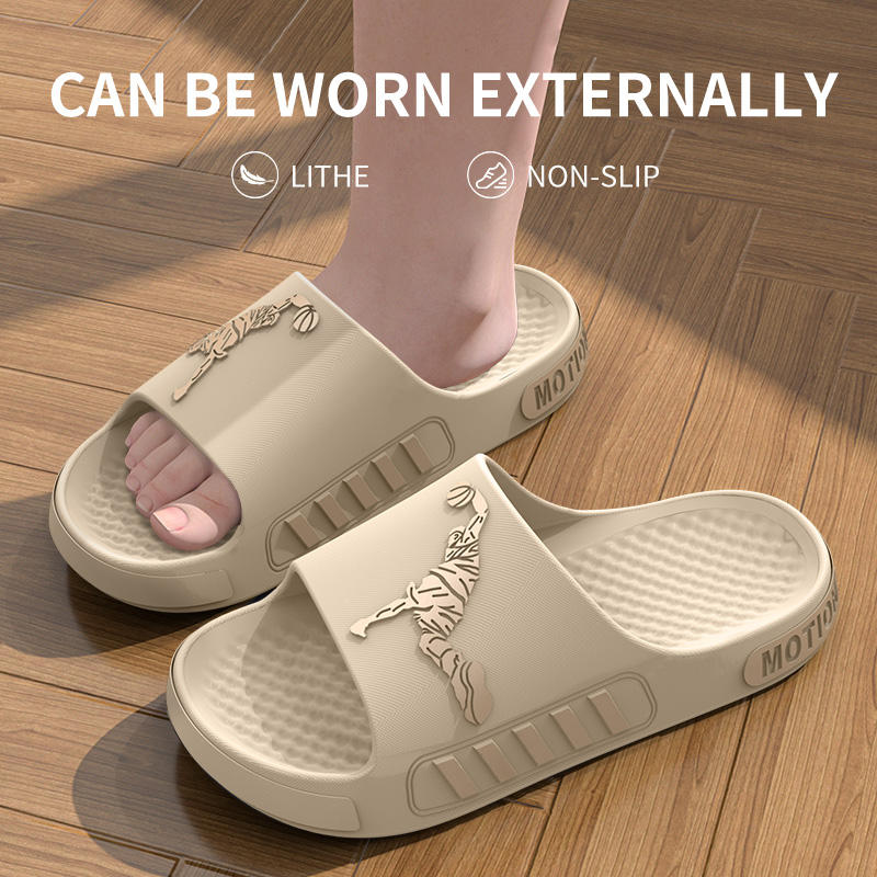 Custom Designer Men's Open Toe Slippers Extra Large Size Abrasion Clogs ...