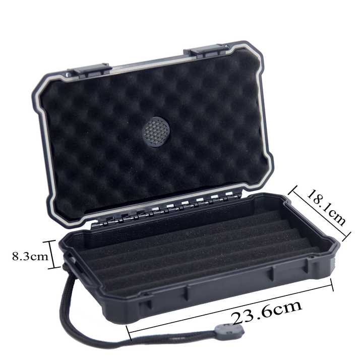 Custom Plastic Cigar case 5CT Cigar Travel Humidor Cigar Humidor with ...